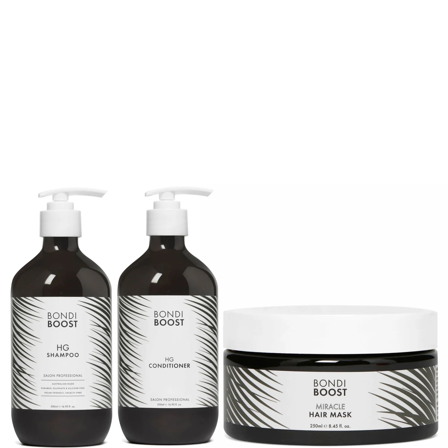 HG Care Plus Miracle Mask Trio, Saç Bakım Seti Şampuan, Saç Kremi ve M